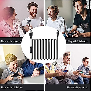 Rzzhgzq 3 Pack 10ft PS3 Controller Charger Cable Charger for Sony Playstation 3 / PS-3 Slim SixAxis Controller,PS3 Charging Cord,PS Move DualShock 3 Remote Charge Wire,Digital Camera, TI84 Plus CE