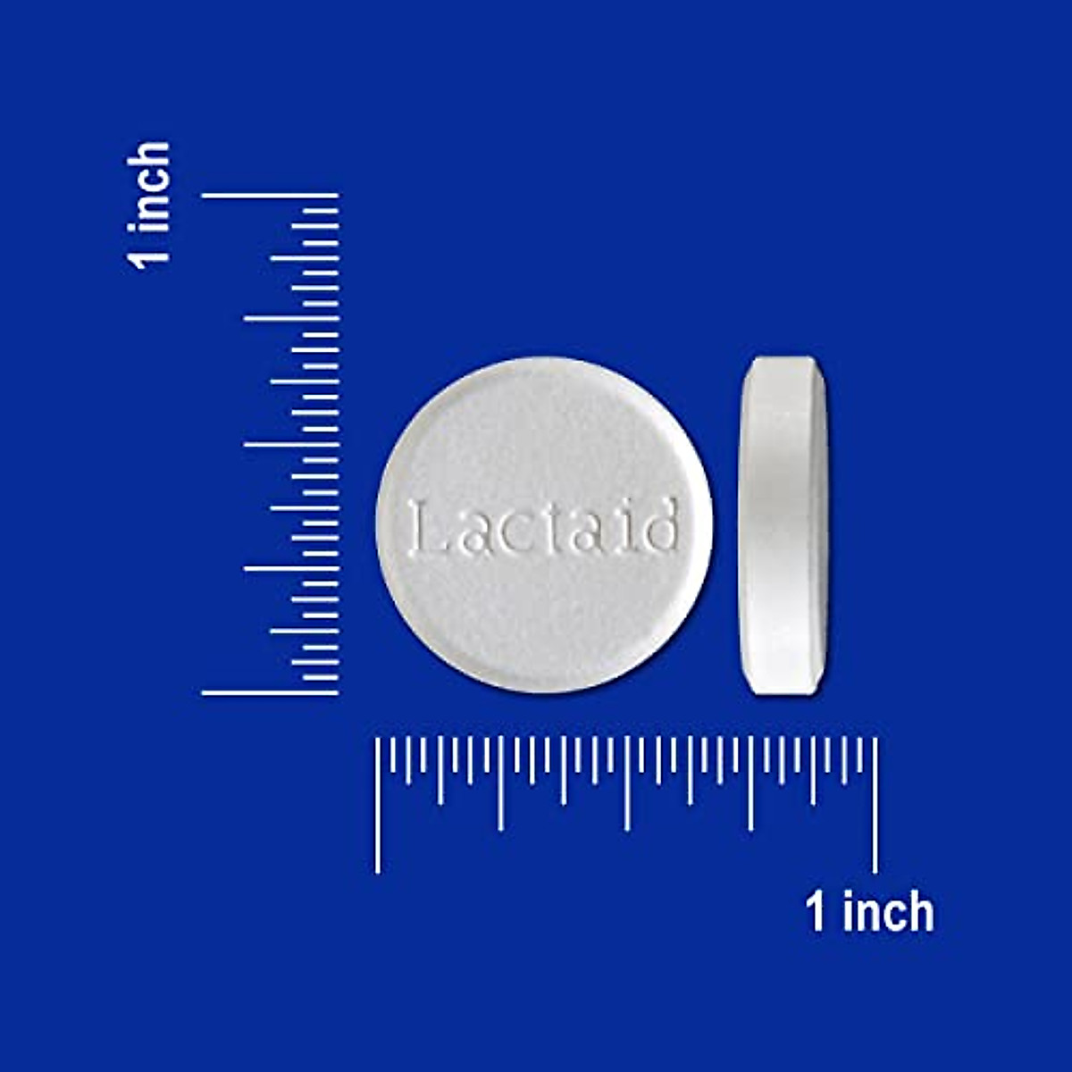 Lactaid Fast Act Lactose Intolerance Chewables with Lactase Enzymes, Vanilla, 60 Count (Pack of 1)