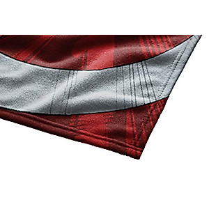 Northwest Comfy Throw Blanket with Sleeves, Adult (48 x 71 in), Captain America