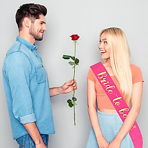 Bride to Be Sash for Bridal Shower Hot Pink Bachelorette Sash for Bachelorette Party Wedding Engagement Party Favors Decoration