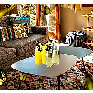 Spekaspaus TM 4 Unbreakable Stemless Champagne Flutes -12 oz-100% Tritan Plasticware - Shatterproof, Reusable, Dishwasher Safe, BPA-Free