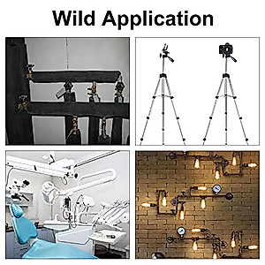 INCREWAY 6pcs M8x25mm Plum Blossom Shape Threaded Knurled Thumbscrew Grip Knobs Thumb Screw