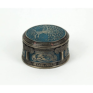 Spiritual Tree of Life Trinket Box with Bronze Finishing