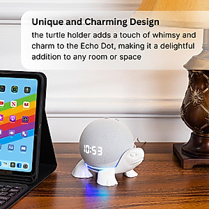 Turtle Echo Dot Holder Stand for Echo Dot 4th/5th Generation, Unique Alexa Holder, Turtle Alexa Stand Holder Mount, Accessories Speaker, dot Stand Holder for Alexa Echo dot, Amazon Echo dot Holder