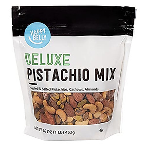 Amazon Brand - Happy Belly Deluxe Pistachio Mix, 1 pound (Pack of 1)