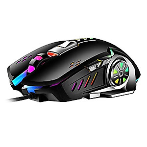 Lazy Pad,uvvy Ergonomic Design USB Wired Gaming Mouse Optical 2000dpi Computer Mice Wired Mouse Notebook for Home Office School