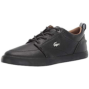 Lacoste Mens Bayliss Sneaker, Black/Black, 10