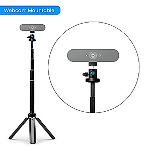 Lume Cube 30" Adjustable Webcam Stand | Webcam Stand | Desktop Tripod | Foldable and Collapsible Stand for Lights & Webcams | Logitech C925e, C922x, C930e, C922, C930, C920, C615