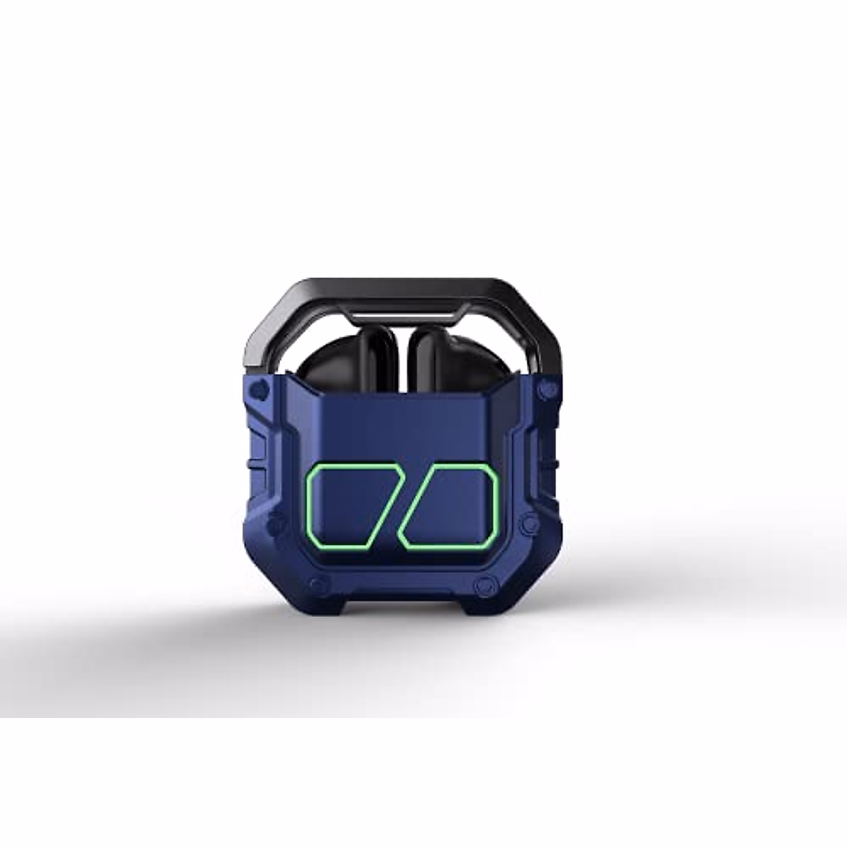 Wireless Earbuds Bluetooth 5.3 Headphones with HiFi Stereo Sound in-Ear Earphones Cool Mecha Earbud Auto Pairing Gaming/Deep Bass Music Mode Headset Built-in Microphone