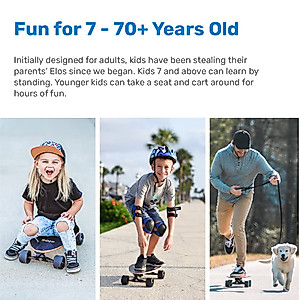 ELOS Skateboard DIY Kit - The Mini Longboard Cruiser Skateboard in A DIY All-in-one Kit. Promotes Outdoor Stem Interest in Science, Engineering. Gifts for Boys/Girls. Building Toys for Boys Age 8-12.