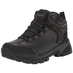 Propét Men's Ridge Walker Force Waterproof Hiking Boots, Black, 16 XX-Wide US