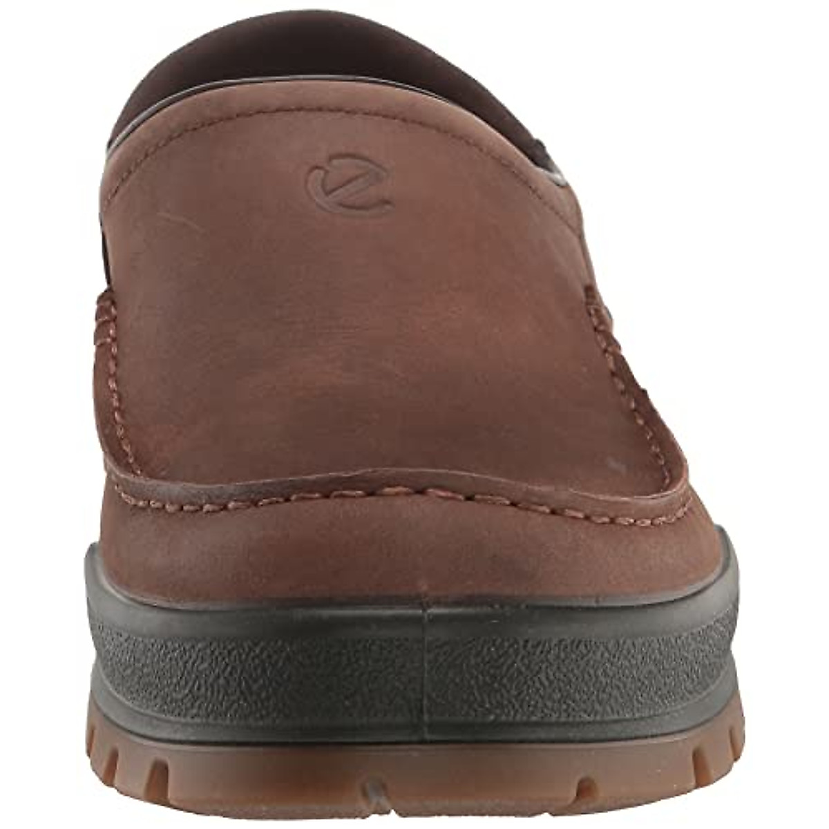 ECCO Men's Track 25 Hydromax Water Resistant Moc Toe Clog, Cocoa Brown Nubuck, 10-10.5