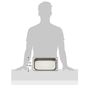 Winco 1/3 Size Pan, 2-1/2-Inch