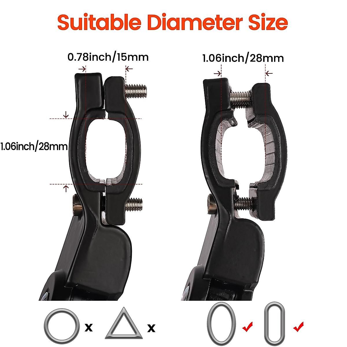 Bike Kickstand Adjustable Rear Side Kick Stand for Bike 22"-27",Aluminium Alloy Bicycle Kickstand Fit for Mountain Bike/BMX/MTB