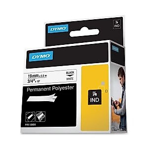 Dymo 18484 Refill Cartridge, Polyester, 3/4" x 18'