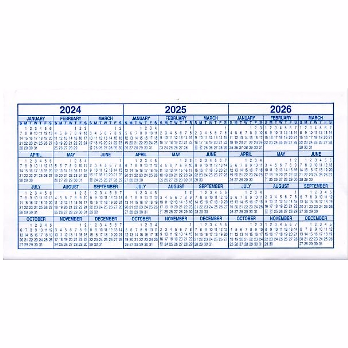 Personal Checkbook Registers, Set of 10, 2023-2024-2025 Calendars, Made in USA