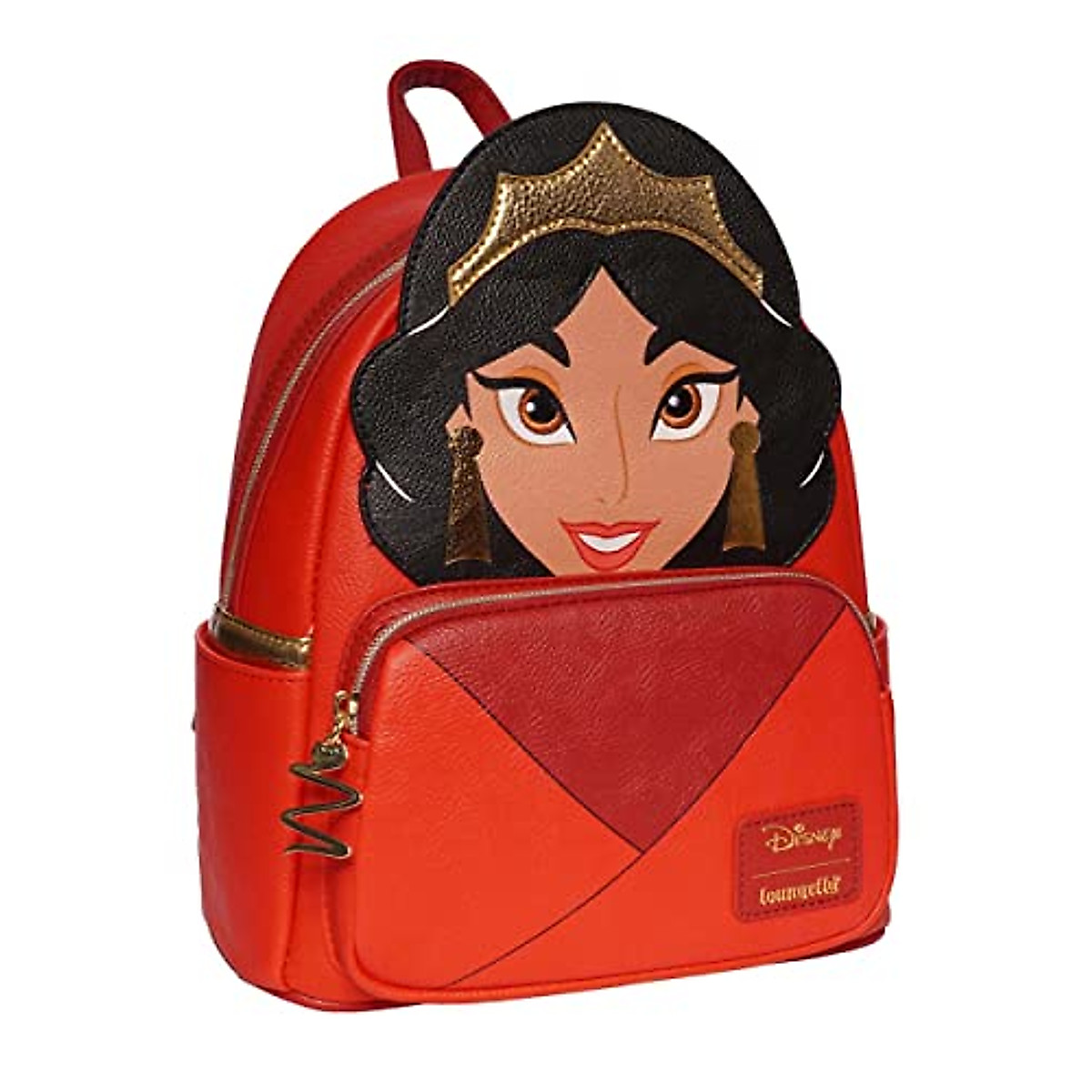Aladdin Princess Jasmine Red Outfit Cosplay Mini-Backpack - Entertainment Earth Exclusive