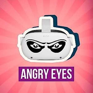 Angry Eyes Mystic - Oculus Quest 2 - Decals - Black