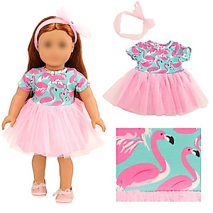 BARWA Doll Clothes and Accessories for American 18 inch Girl Dolls