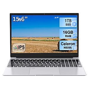 TUHUI Laptop Computer,16GB RAM, 512GB SSD,15.6” Inch Laptops, AMD Ryzen 5 5600U Hexa Core (Beats Intel i7-1255U),6 cores W11P Laptop,4.2GHz Maximum Processor Speed