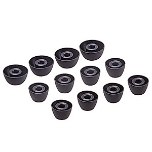 Replacement Earbuds Tips Silicone Eartips for Samsung Galaxy Buds 2 Pro Headphones Fit in Case Buds Tips,6 Pairs (Graphite)