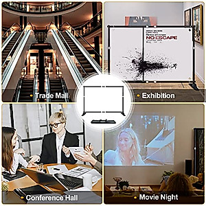 Emart Banner Stand, 10x8 ft Heavy Duty Adjustable Step and Repeat Backdrop Stand Kit for Photography, Trade Show, Photo Booth