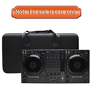 LTGEM Case for Pioneer DJ DDJ-FLX6 4-deck Rekordbox and Serato DJ Controller - Travel (28.7×14.74×4 inch)