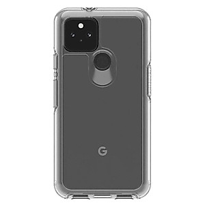 Otterbox Symmetry Clear Case for Pixel 5, Shockproof, Drop Proof, Protective Thin Case, 3X Tested to Military Standard, Clear