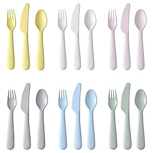 IKEA Bright and Cheerful Color 18-Piece Cutlery Set