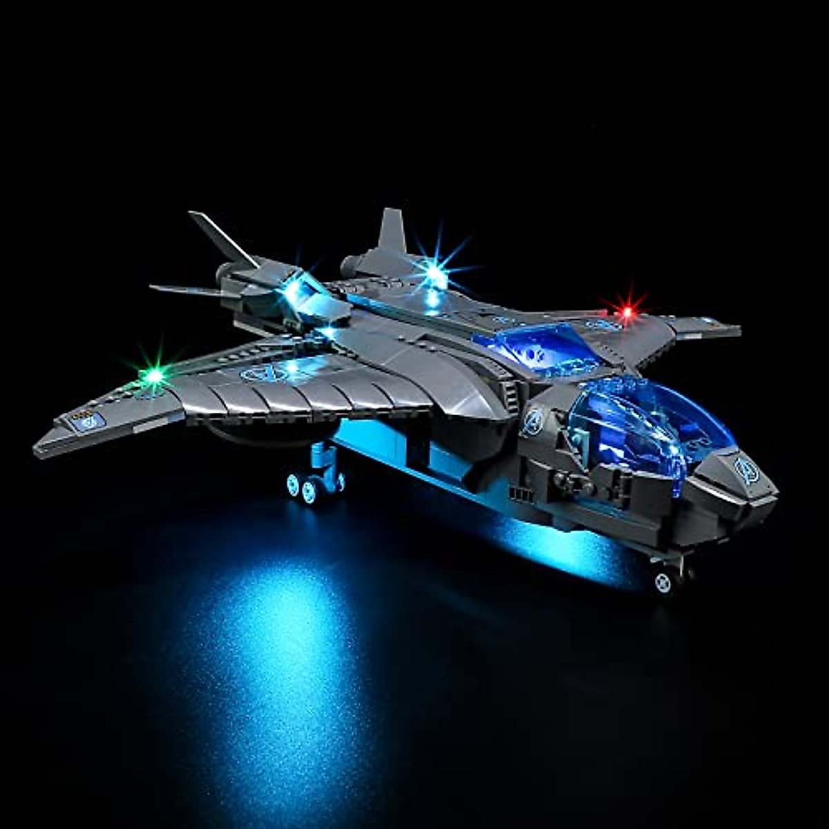 LIGHTAILING Light for Lego- 76248 The Avengers Quinjet - Led Lighting Kit Compatible with Lego Building Blocks Model - NOT Included The Model Set