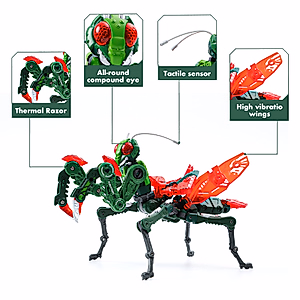 52TOYS Beastbox BB-28 Reaper Deformation Toys Action Figures, Mantis Converting Toys Deformable Original Collectible Gift for Kids Adults