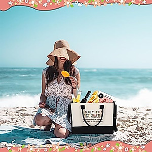 GevGuxLuo Retirement Gifts for Women 2024, Coworker Gifts Going Away Gift Leaving Gift Farewell Gift for Coworker Colleague Boss Leader Friends -Funny Tote Bag Gift for Coworker