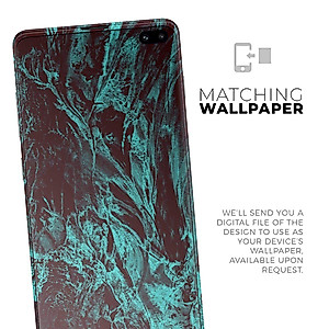 DesignSkinz Liquid Abstract Paint Remix V85 Protective Vinyl Decal Wrap Skin Cover Compatible with The Samsung Galaxy S20 (Screen Trim & Back Glass Skin)