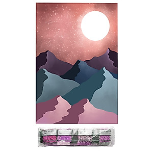 5D Diamond Painting Kits for Adults (2 Pack) - DIY Diamond Art Kits Crafts for Adults - Diamond Paintings Full Round Drill - Diamond Art for Adults Abstract Landscapes (12x16 Inch, 30x40 cm)