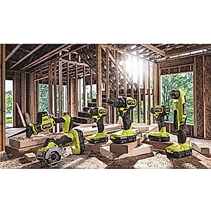 Ryobi ONE+ HP 18V Brushless Cordless Compact 1/2 in. Drill and Impact Driver Kit with (2) 1.5 Ah Batteries, Charger and Bag