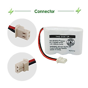 Geilienergy BT-17333 BT-27333 Handset Telephone Rechargeable Battery 2/3AA 3.6V NI-CD Cordless Phone Battery Compatible with Vtech BT17333 BT27333 BT-17233 BT17233 BT-163345 CS5121 (Pack of 1)