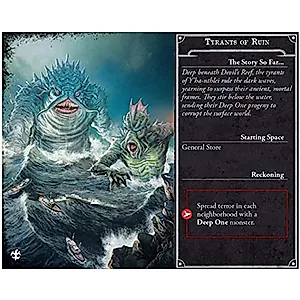 Arkham Horror 3rd Edition Under Dark Waves Board Game Expansion | Mystery Game | Cooperative Board Game for Adults | Ages 14+ | 1-6 Players | Average Playtime 2-3 Hours | Made by Fantasy Flight Games