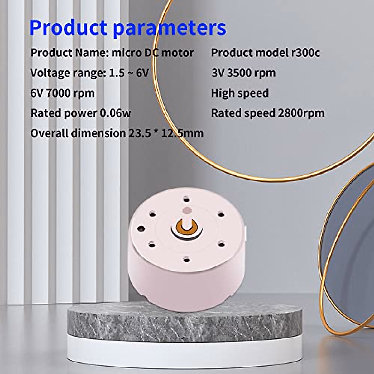 V TELESKY 10Pcs 1.5V 3V 6V 7000rpm Small Micro DC Generator Mini Electric Motor with Wire for DIY Toys Wind Turbine Generator