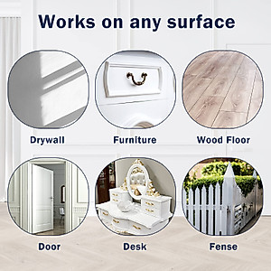 LANBEIDE Refillable Touch Up Paint Pens, 3Pcs Paint Brush Pens for Walls Repair, Furniture Repair Kit for Drywall, Wood Floors, Cabinets, Windows, Doors, Desks 6ML