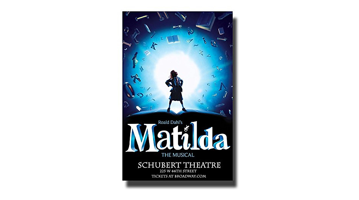 Matilda The Musical Broadway Poster - Roald Dahl Promo 11x17