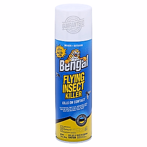 Bengal Flying Insect Killer, Indoor and Outdoor Fly and Mosquito Killer Spray, 16 Oz. Aerosol Can