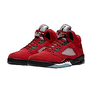 Jordan Men's 5 Retro Raging Bull 2021" Varsity Red/Black-White (DD0587 600) - 9