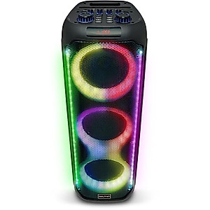 Dolphin KP-380: Elite Triple 8" Bluetooth Party Speaker | Unmatched Power & Sound | Long-Lasting Battery