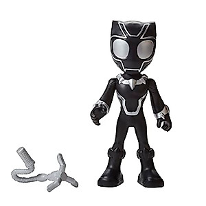 Spidey and his Amazing Friends Supersized Black Panther 9-inch Action Figure, Marvel Preschool Super Hero Toys, Ages 3 and Up