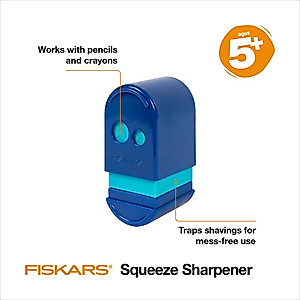Fiskars Squeeze Sharpener, Assorted Colors
