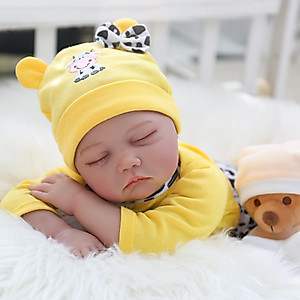 CHAREX Lifelike Reborn Baby Dolls Soft Body 22 Inch Realistic Newborn Doll Real Life Baby Dolls Gifts/Toys for Collection & Kids Age 3+
