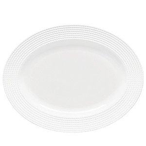 Kate Spade New York Wickford 16" Oval Serving Platter, 4.25 LB, White
