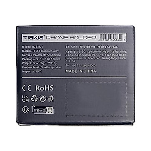 Tiakia Bike Phone Mount - Universal Motorcycle Mount Anti Shake & Anti-Theft, Face & Touch ID Bicycle Phone Holder 360° Rotation for 4.5-7 inches Smartphone