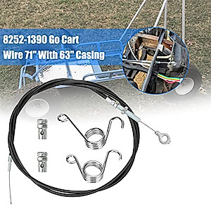 YOXUFA Go Kart Mechanical Brake Caliper Bracket Pad Kit for Manco 9598 9597 Yerf-Dog ASW American Sportworks Airheart MB-1 Bristers Thunder Predator 212cc 196cc 6.5hp Carter Drift Trike Fun Cart Parts