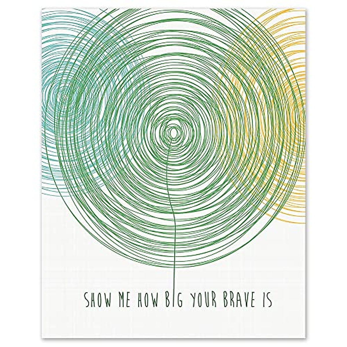 Sara Bareilles | Brave - song lyric wall art print inspirational music poster
